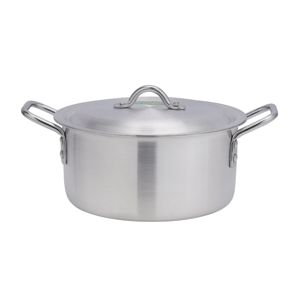 Professional Aluminium Mega Pot Set - 12 Pcs, Large Sizes Ideal for Bi ...