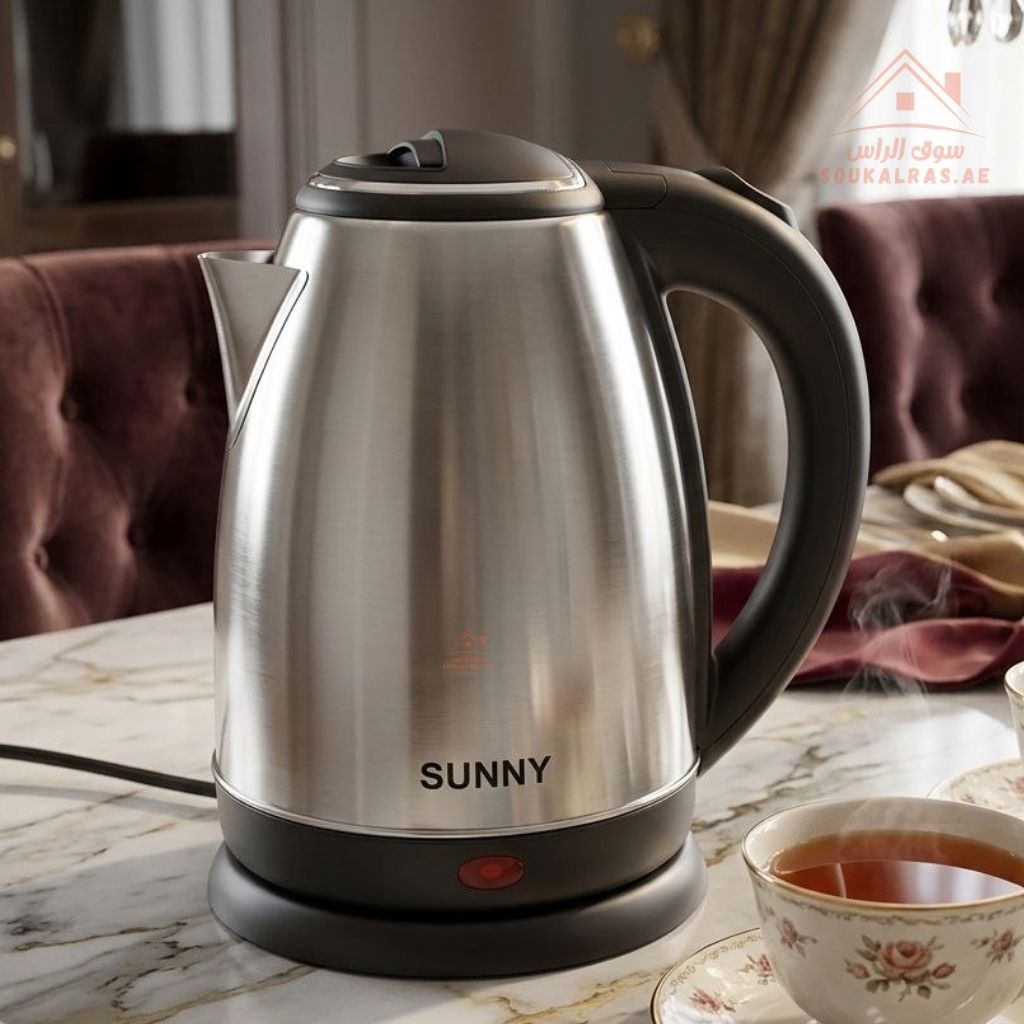 Sunny Electric Kettle | 2L Stainless Steel | 1500W | Automatic Shut-Of ...