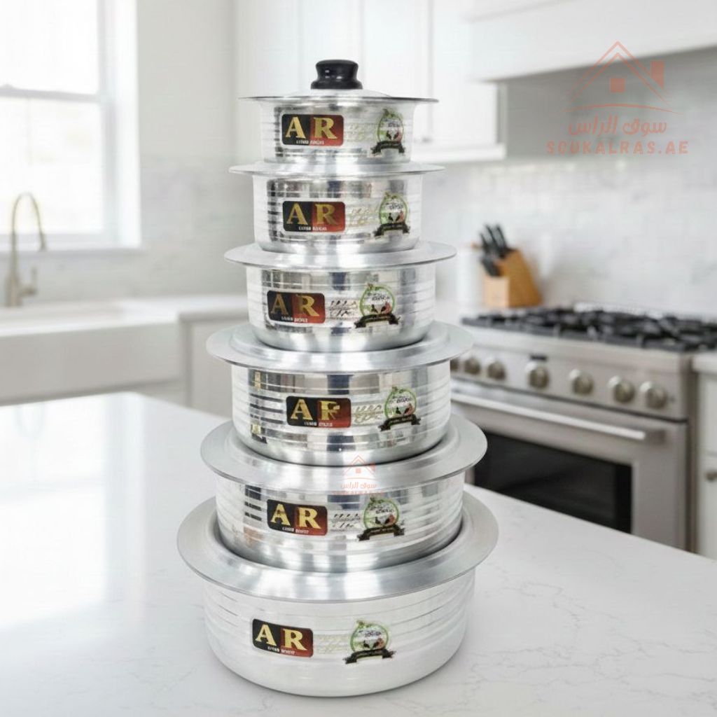 Venice 12-Piece(18-20-22-24-26-28 CM) Heavy Gauge Aluminum Casserole S ...